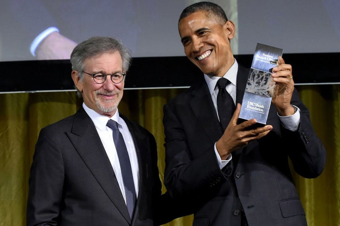 President Obama honored by USC Shoah Foundation - USC Today