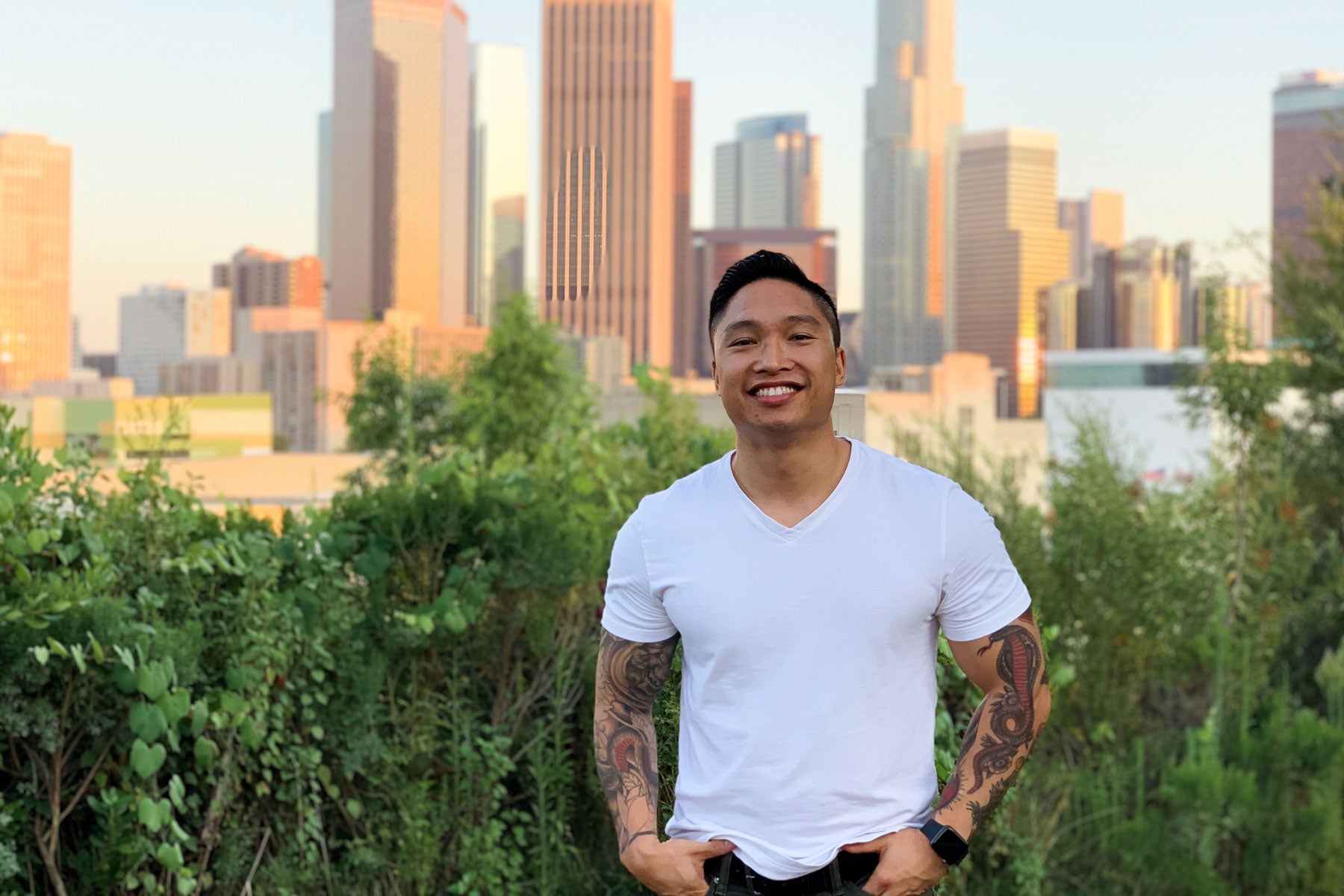 World-wise Navy veteran Brian Phan is ready to assist in the ER